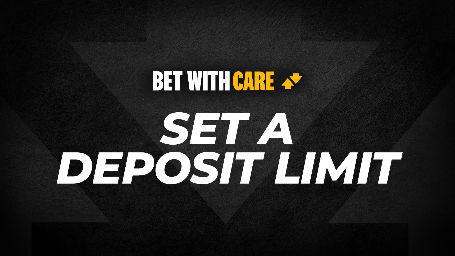 Setting Deposit Limits | Bet With Care | Betfair Hub